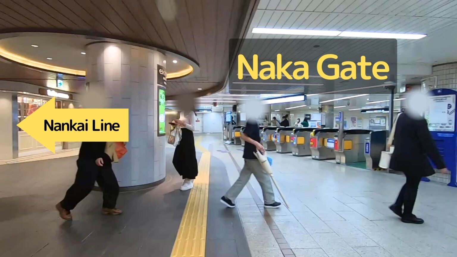 【Namba to KIX】How to get by train | Scroll Map Japan
